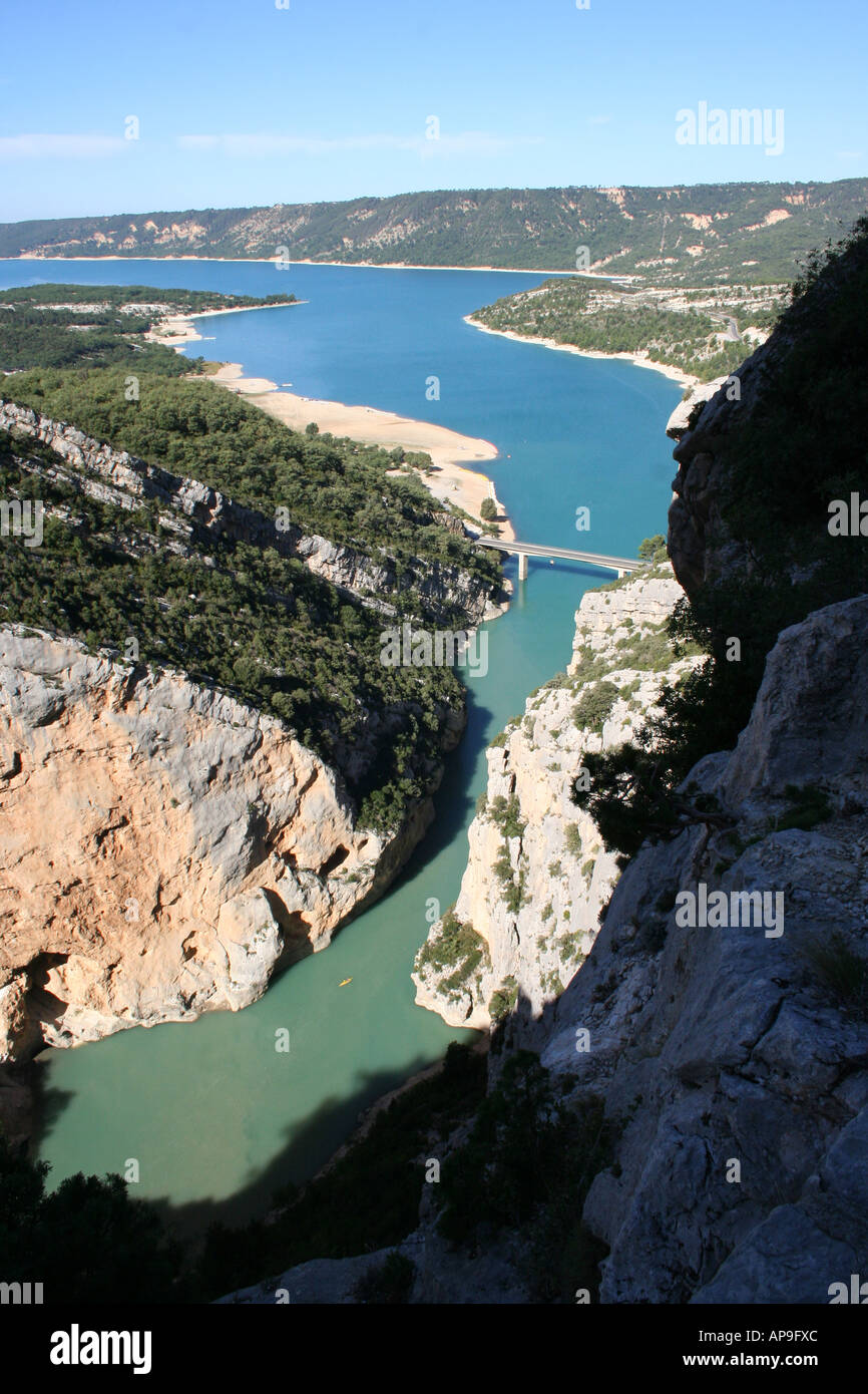 Lac de ste croix lake st croix Provence Southern France September 2006 ...