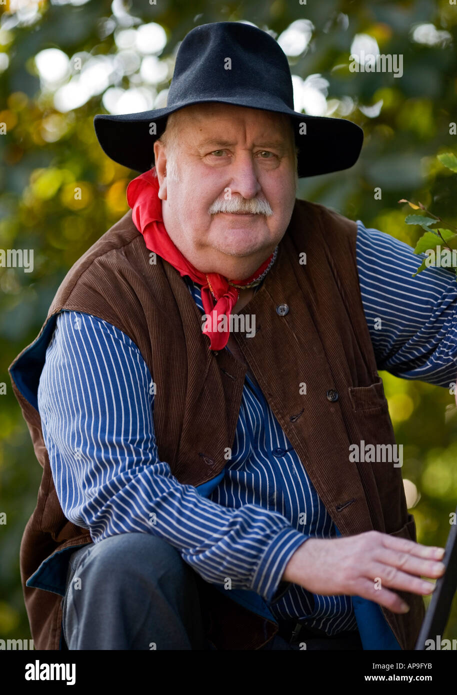 Model released picture of a man wearing traditional clothes in front of ...