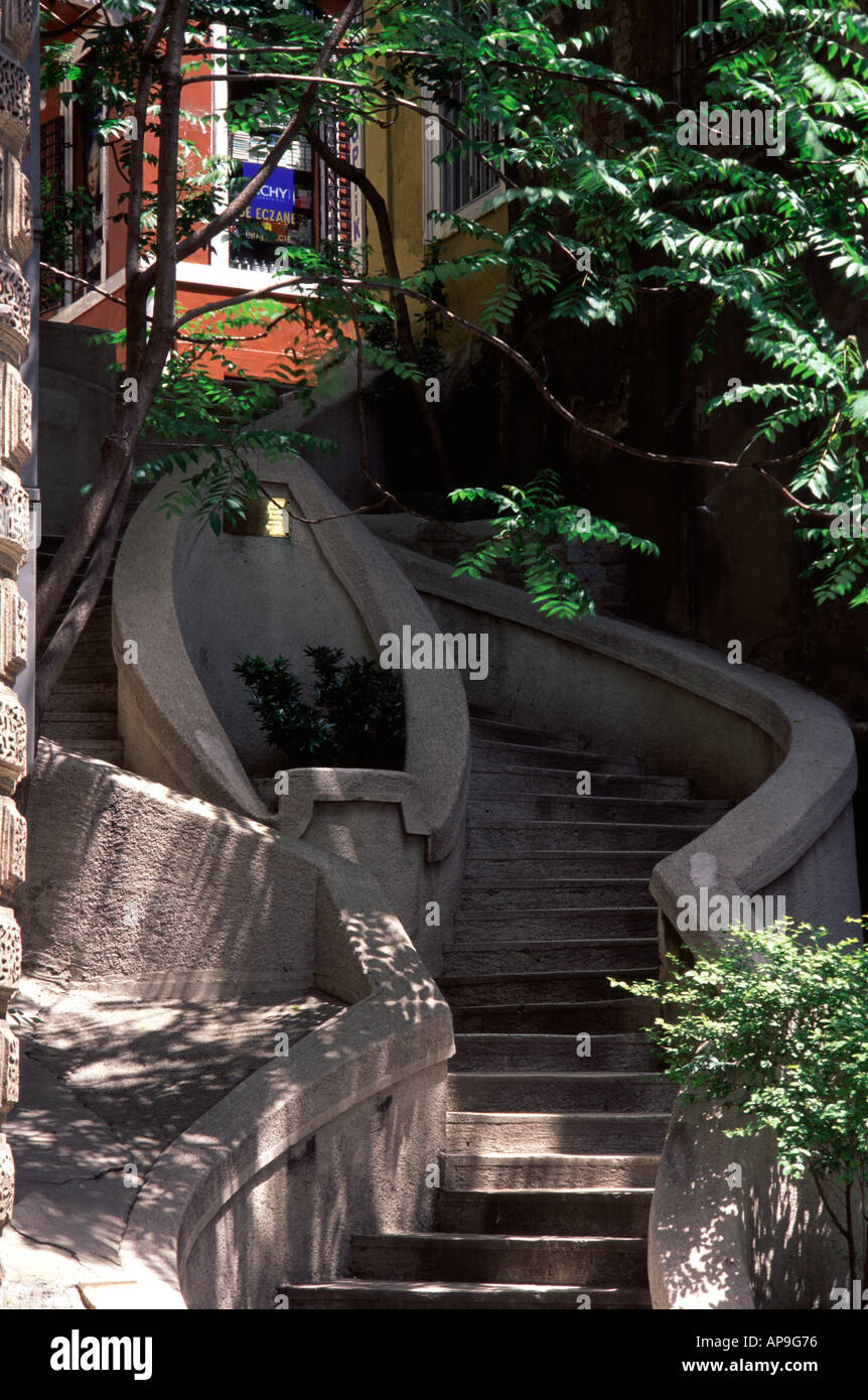 Stairs Istanbul Turkey Stock Photo - Alamy