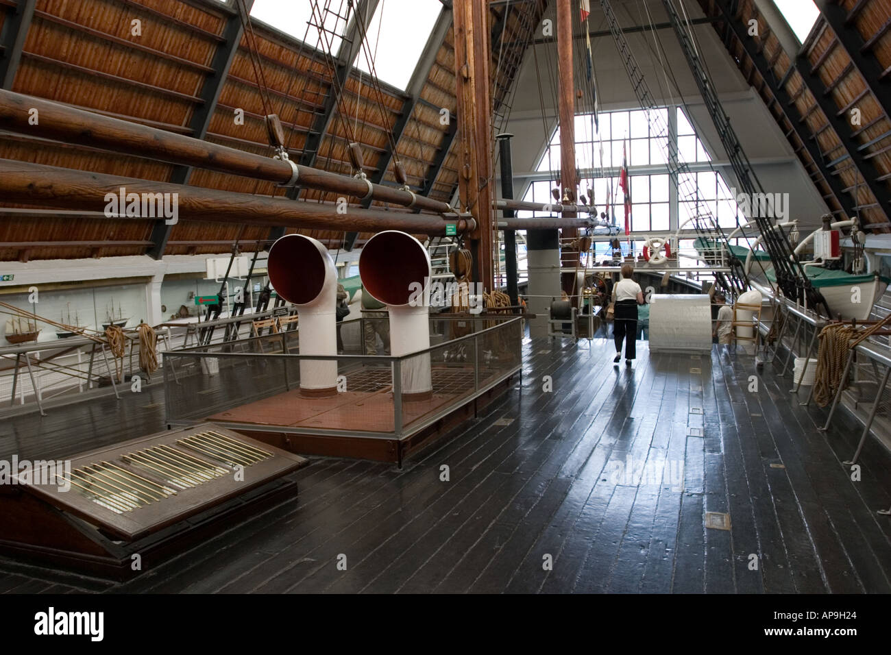 Main deck Fram Museum Oslo Norway Stock Photo - Alamy