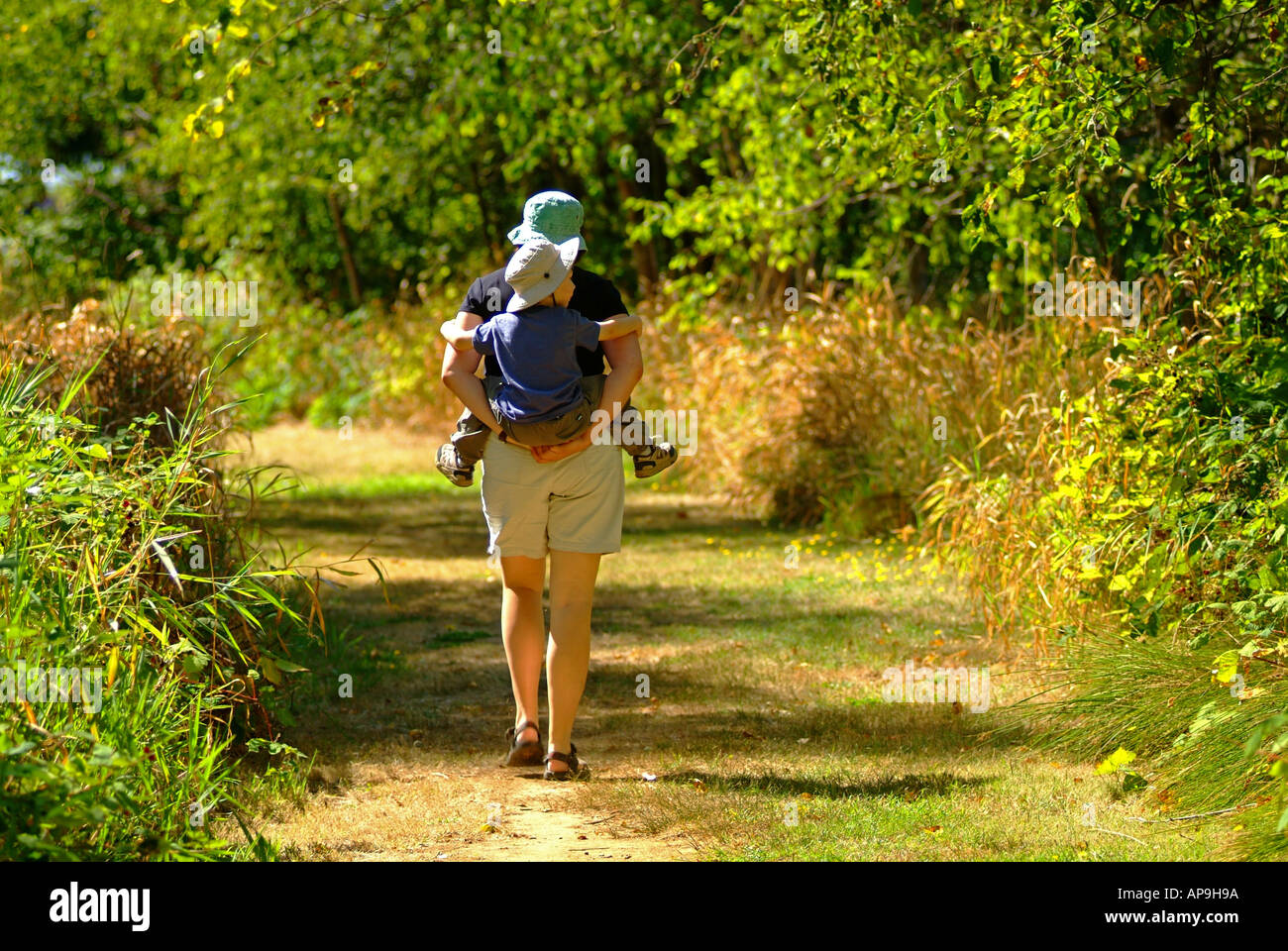 Piggy back boy hi-res stock photography and images - Alamy
