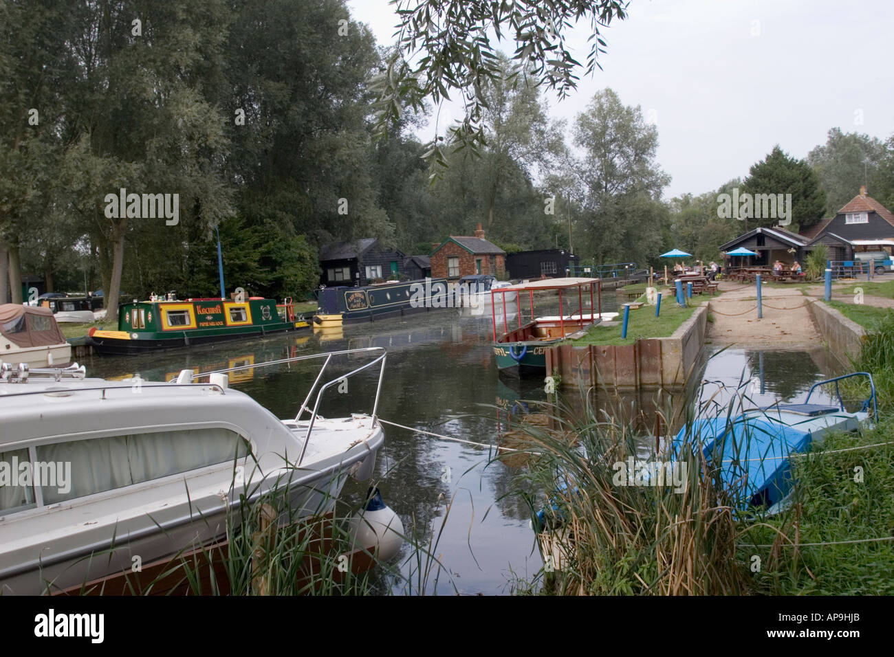 Paper MIll Lock on the River Chelmer at Little Baddow near Chelmsford ...