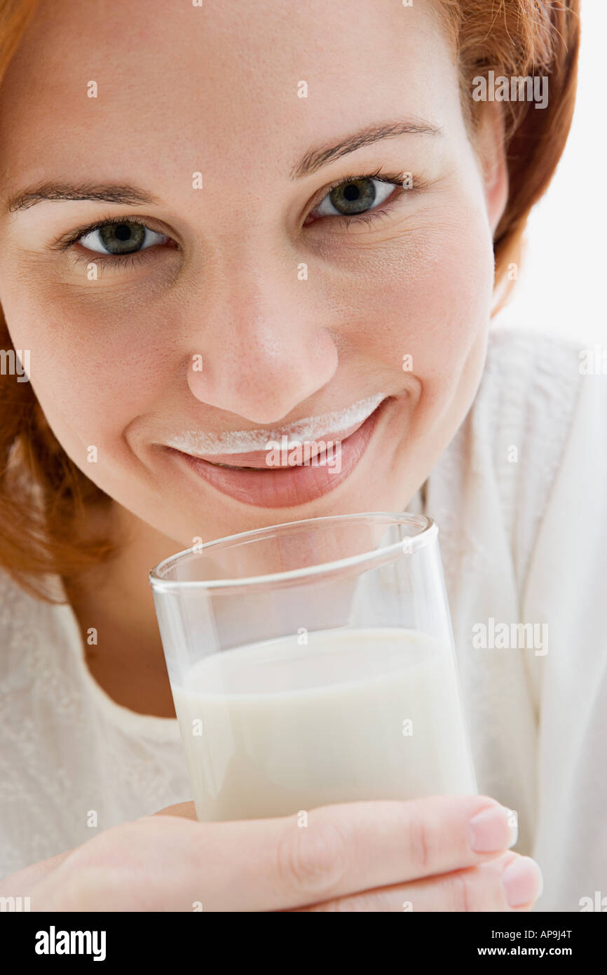 Adult milk moustache hi-res stock photography and images - Alamy
