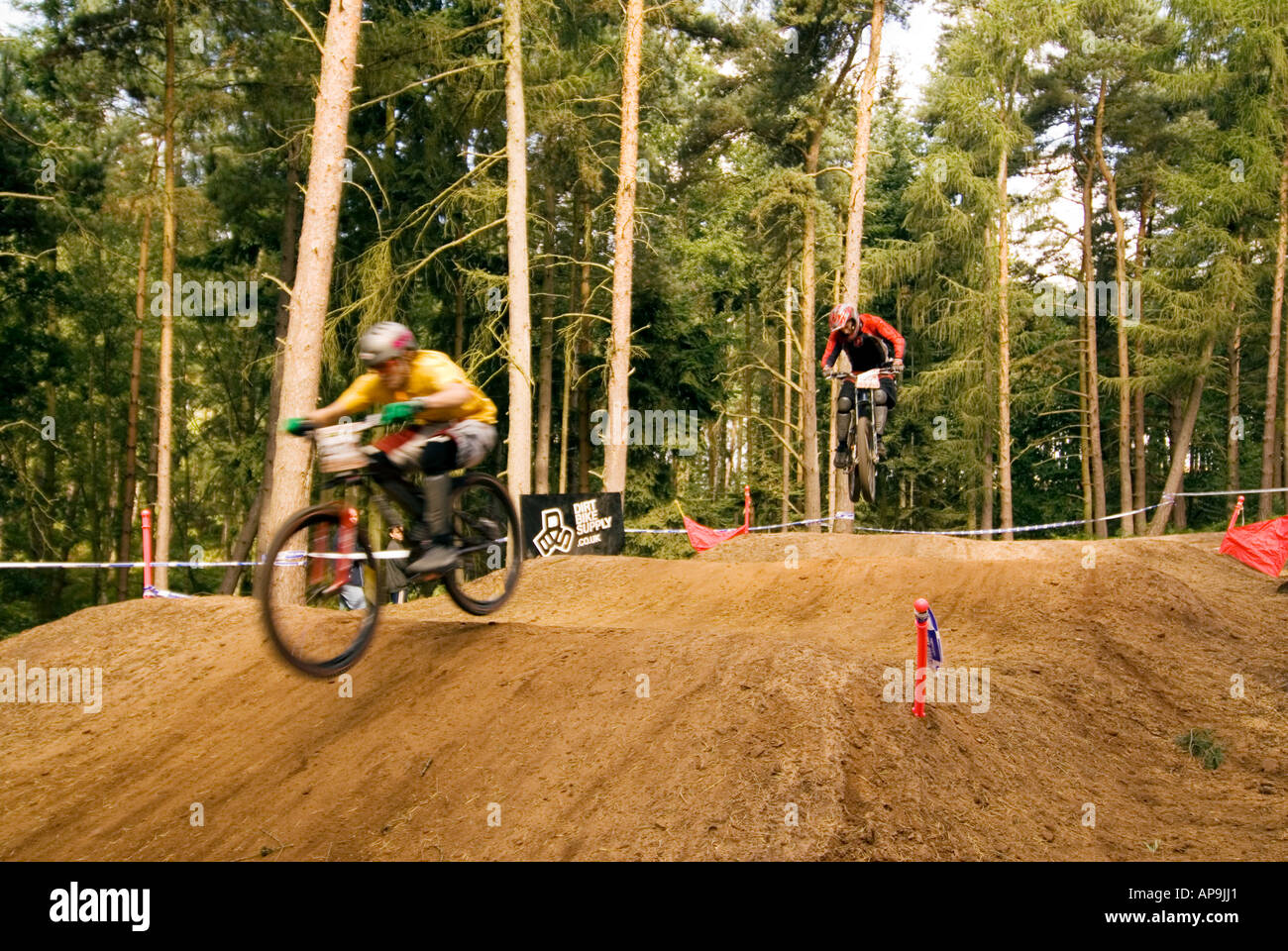 mountain bike biker race racing at Chicksands Bedfordshire final Round ...