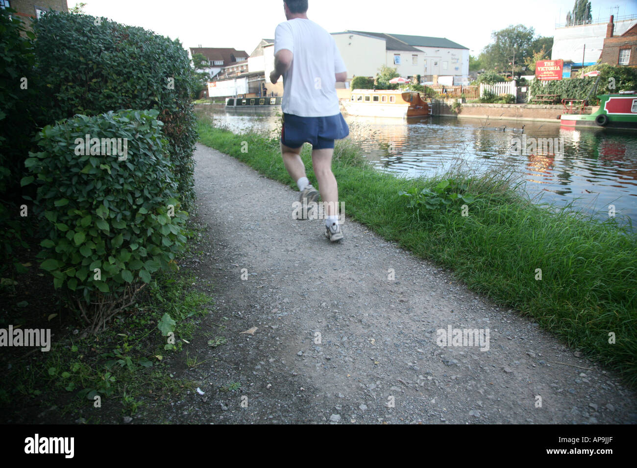 Running next to canal hi-res stock photography and images - Alamy
