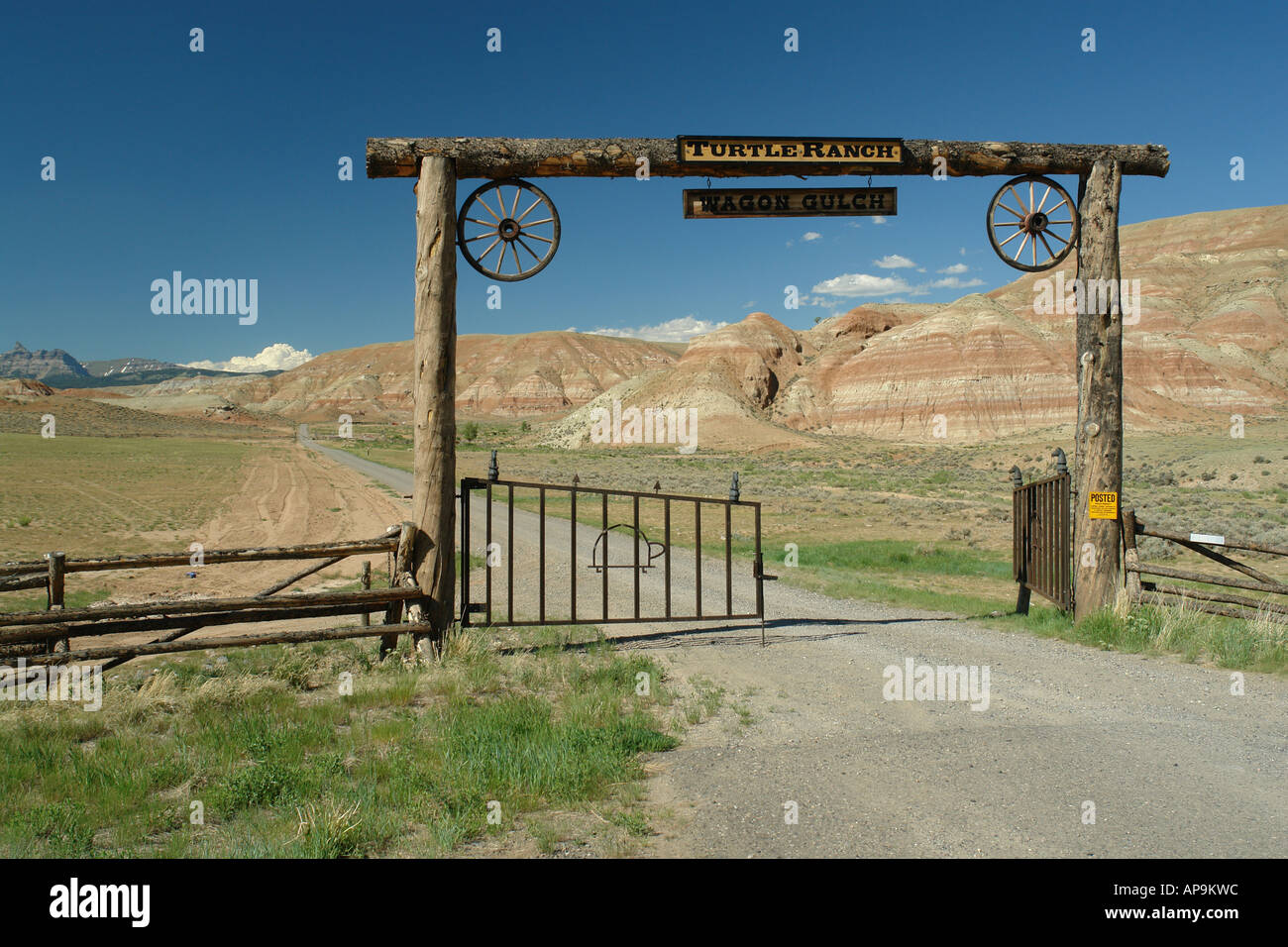 Ranch gate hi-res stock photography and images - Alamy