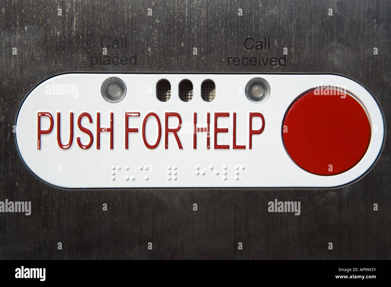 Emergency push button Stock Photo - Alamy