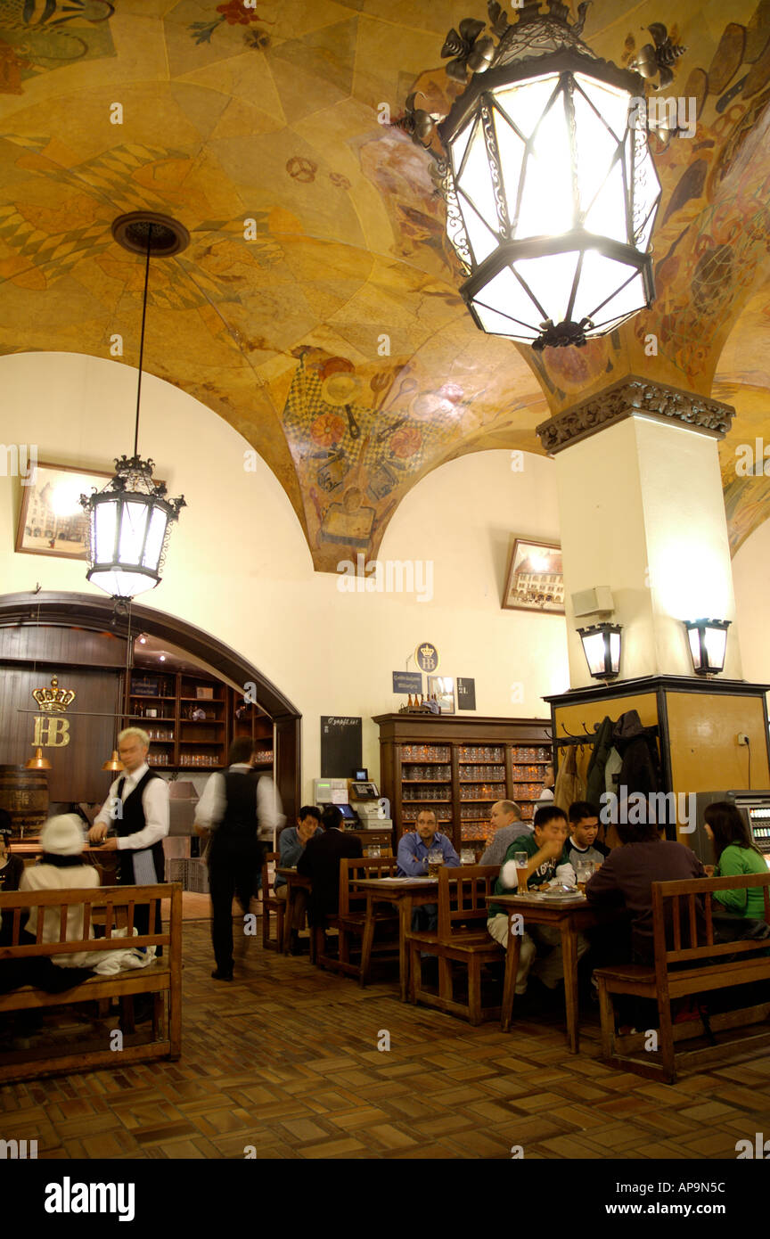 Hofbrauhaus munich inside hi-res stock photography and images - Alamy
