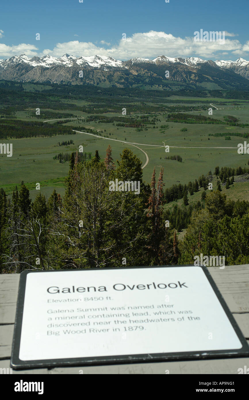 Sawtooth national recreation area sign hi-res stock photography and ...