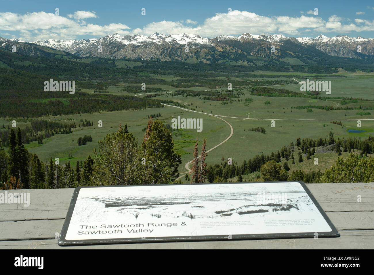 Sawtooth national recreation area sign hi-res stock photography and ...