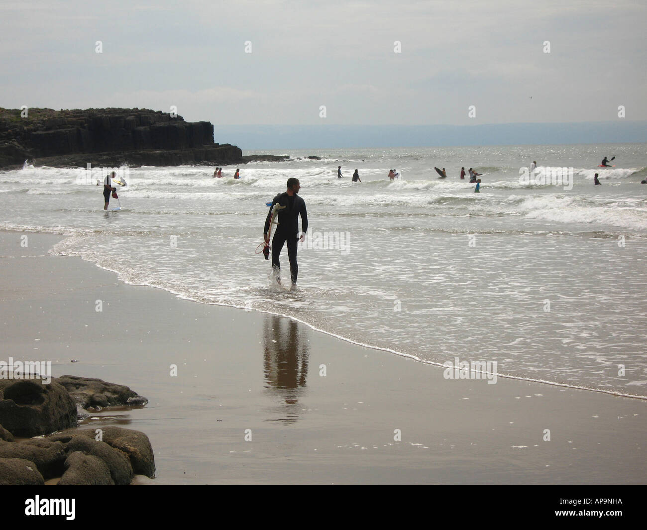 Rest bay, porthcawl sunset hi-res stock photography and images - Alamy