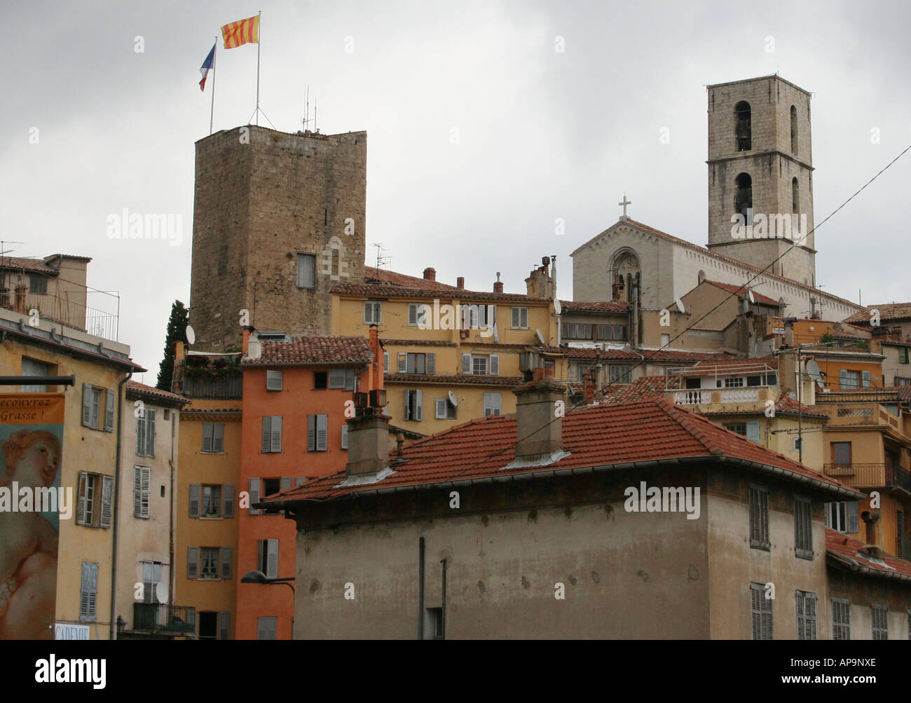 Pastel coloured buildings france hi-res stock photography and images ...