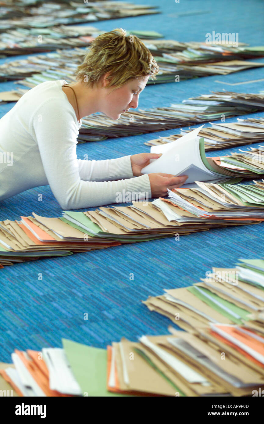 Filing clerk hi-res stock photography and images - Alamy