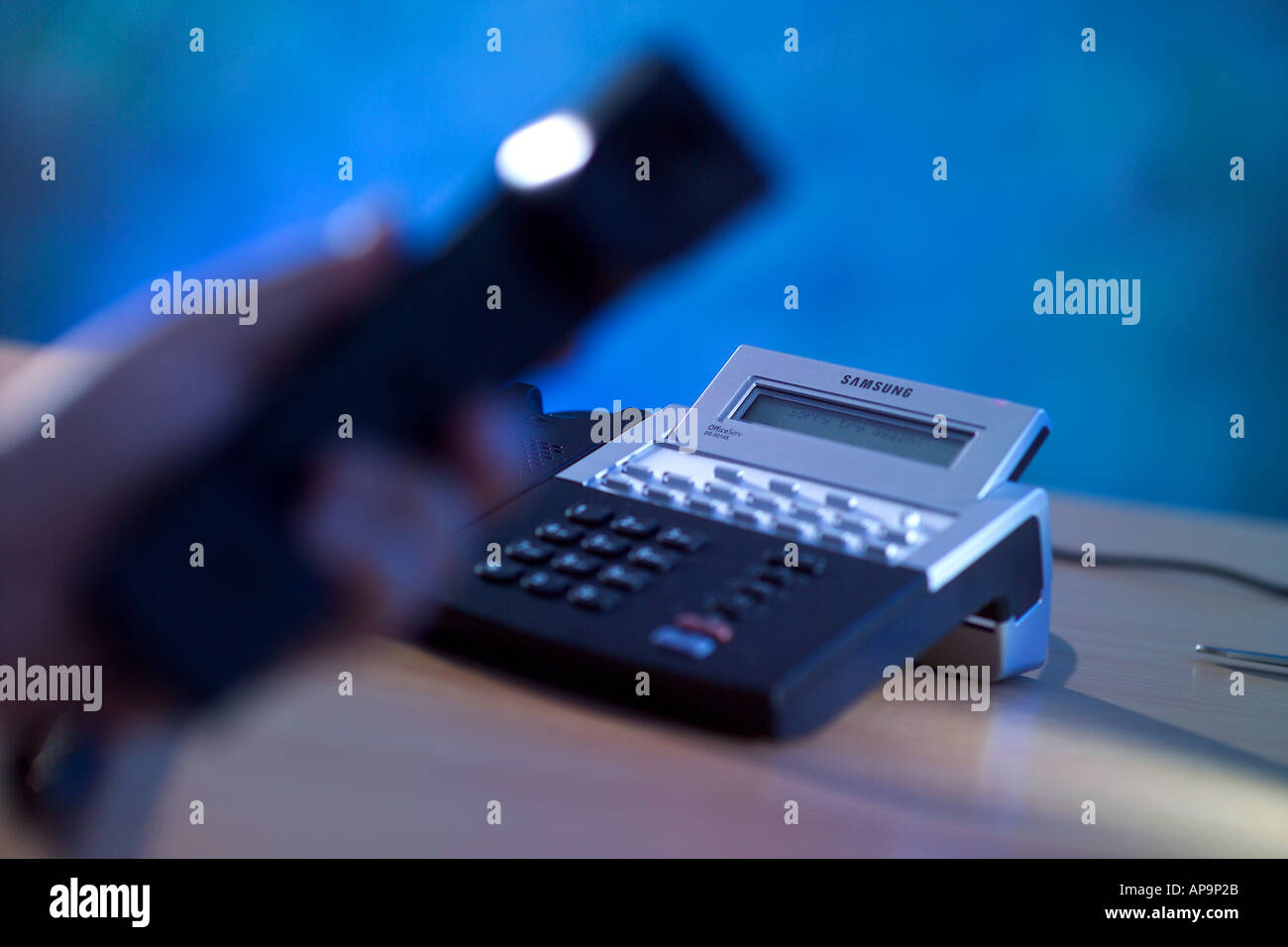 Business call on telephone Stock Photo - Alamy