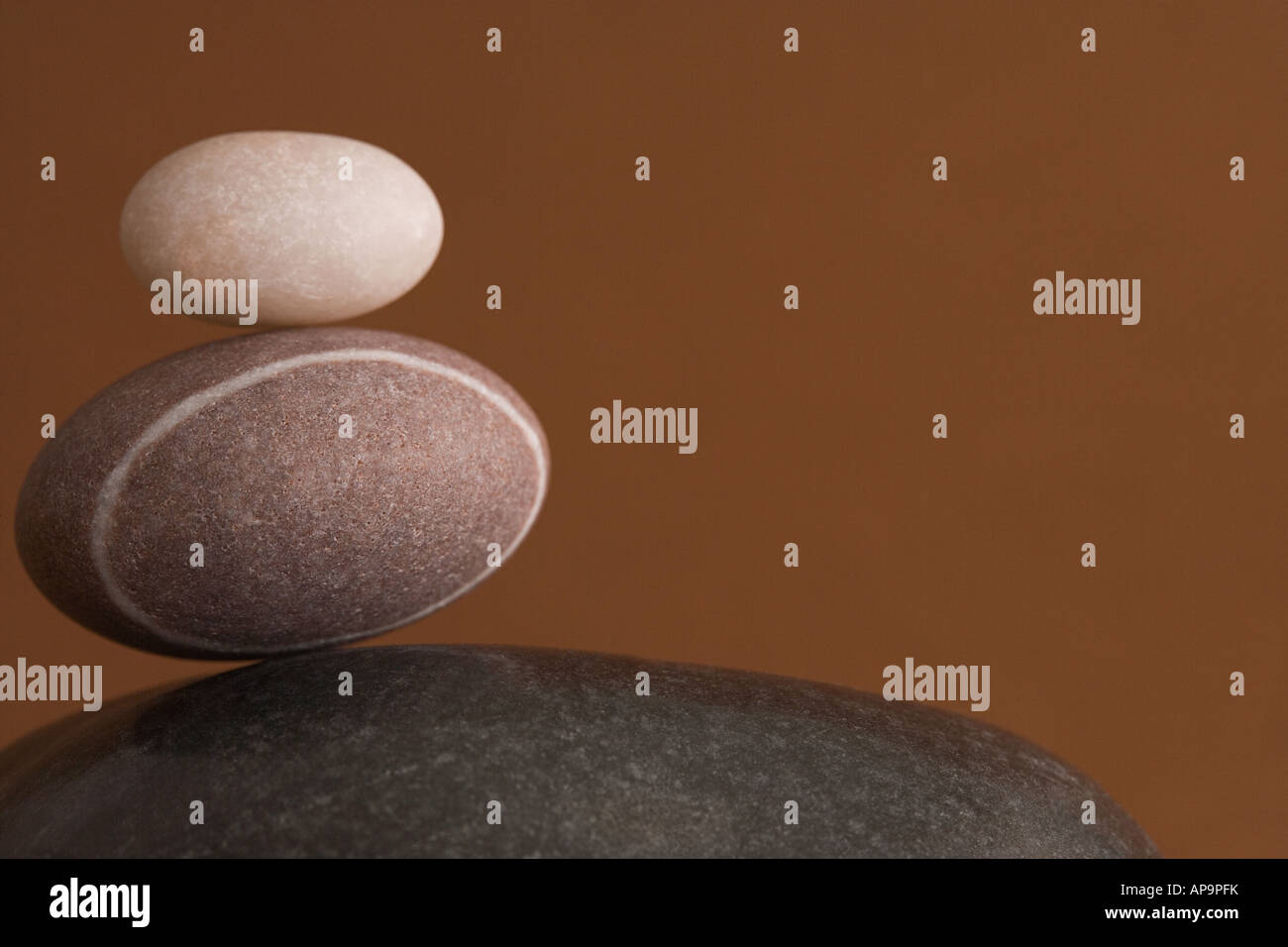 Stack of pebbles Stock Photo - Alamy