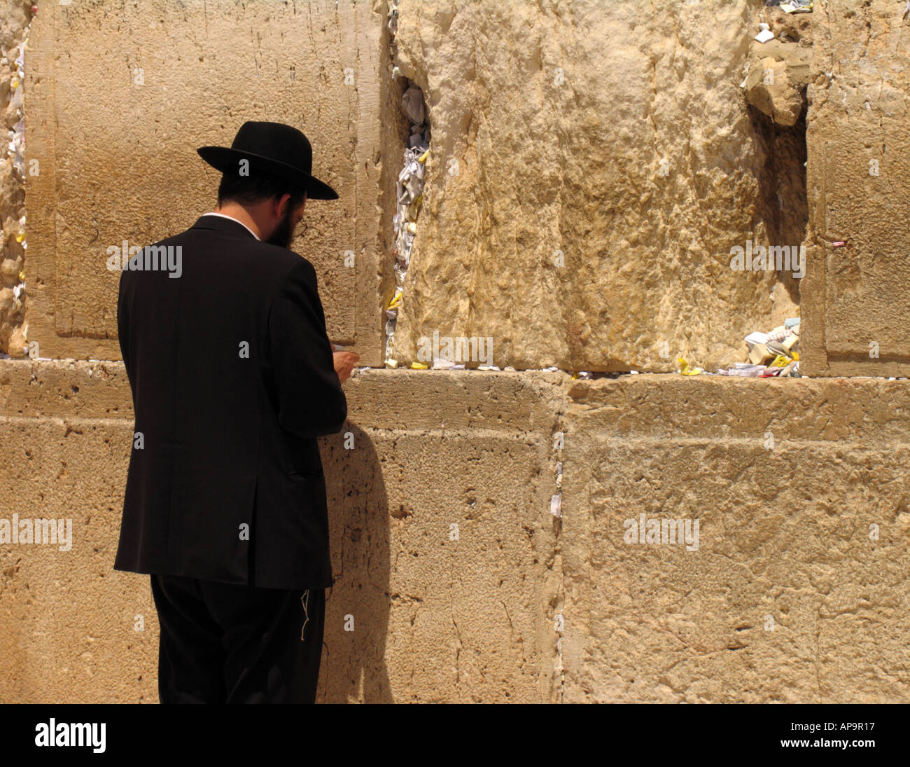 Black and white wailing wall jerusalem hi-res stock photography and ...