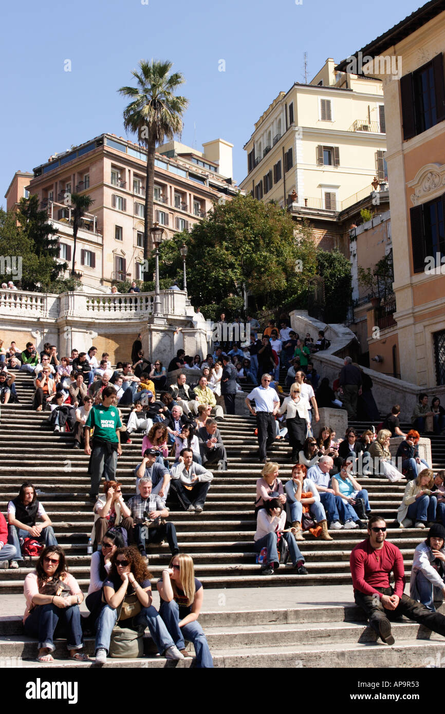 Spanish Steps Rome Italy Stock Photo - Alamy