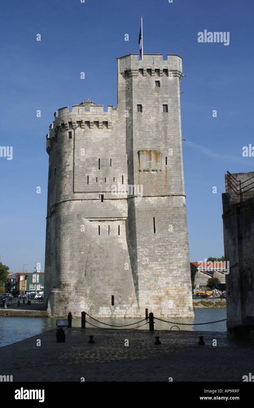 St Nicholas tower La Rochelle tower charentes France September 2006 ...