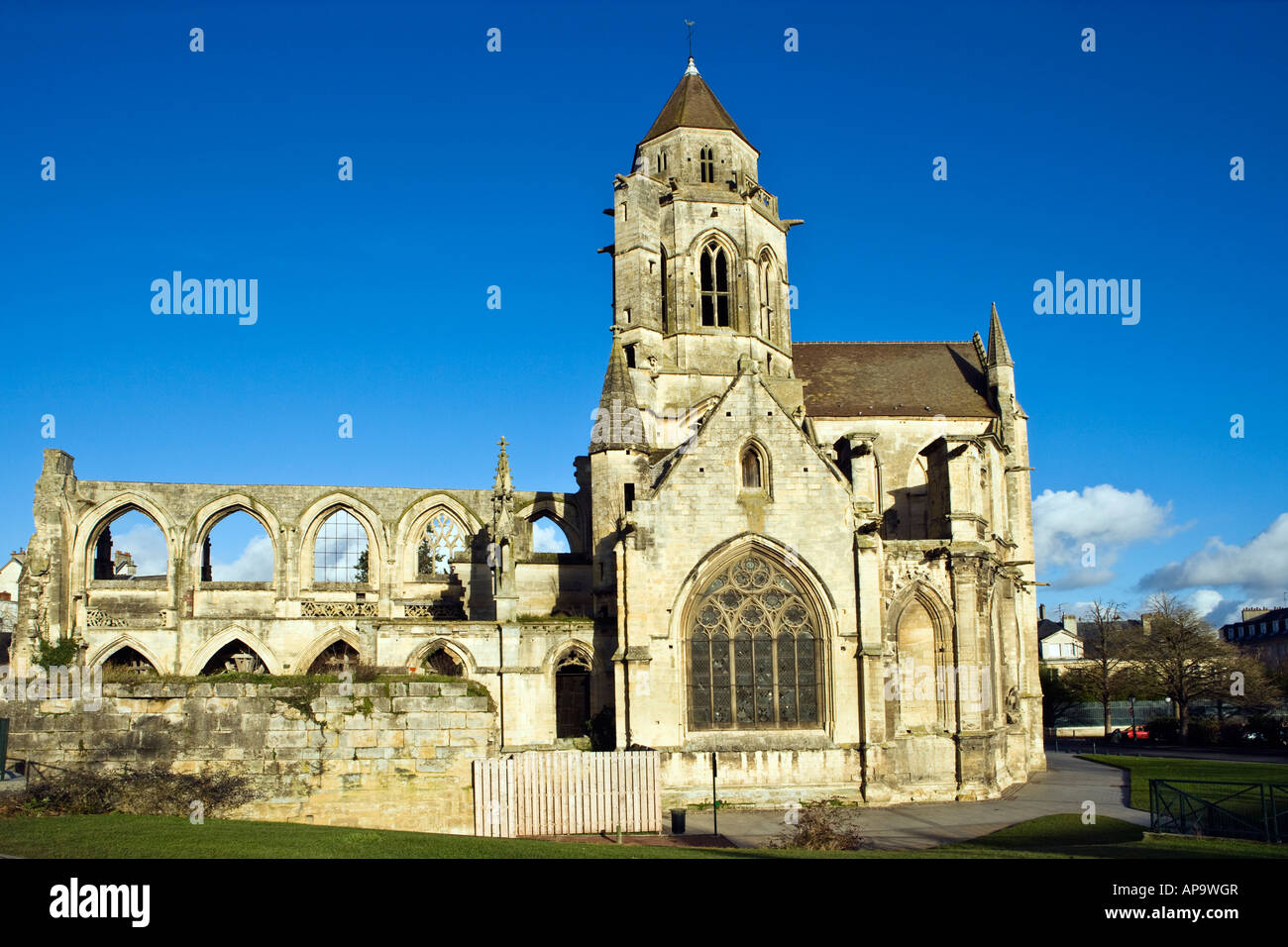 Church St Etienne Caen France Abbaye aux Hommes Stock Photo - Alamy