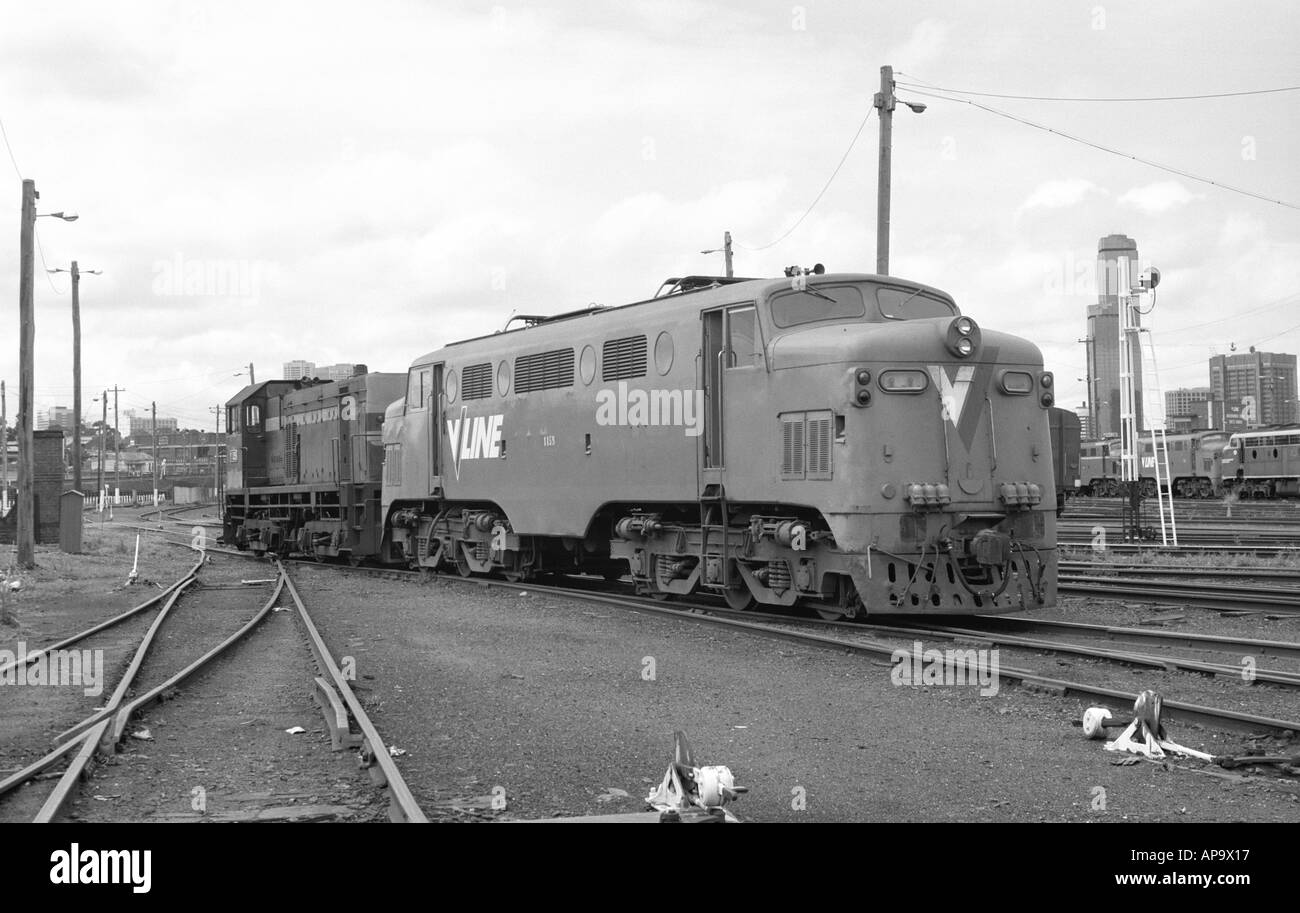 Dynon locomotive depot, Melbourne, Australia 1987 Stock Photo - Alamy