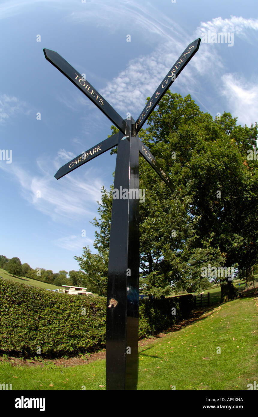 Direction car park sign hi-res stock photography and images - Alamy