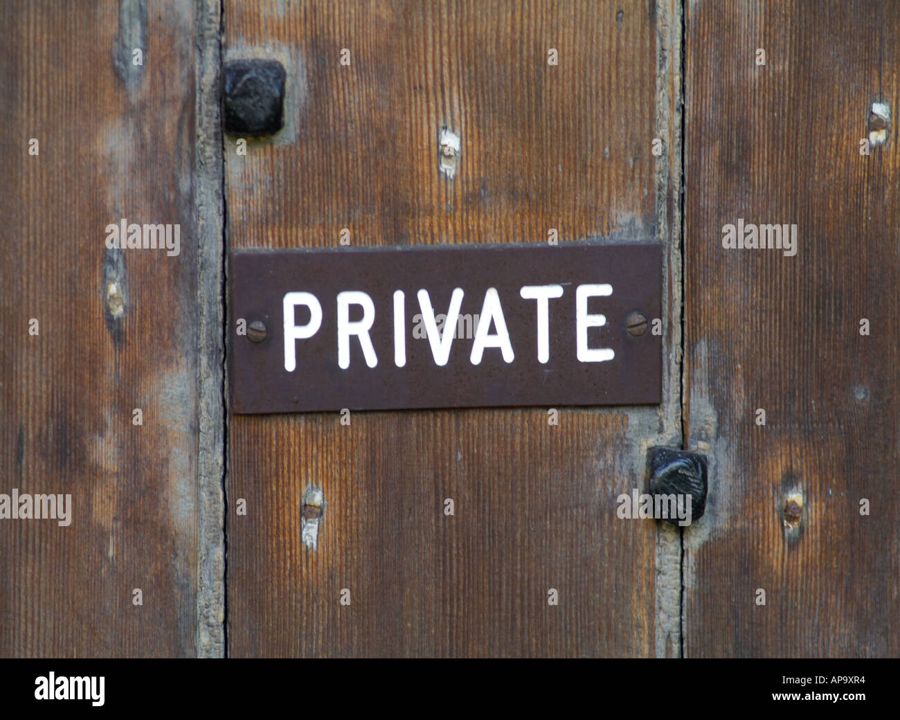 Private Sign on Wooden Doorway, England, UK Stock Photo - Alamy