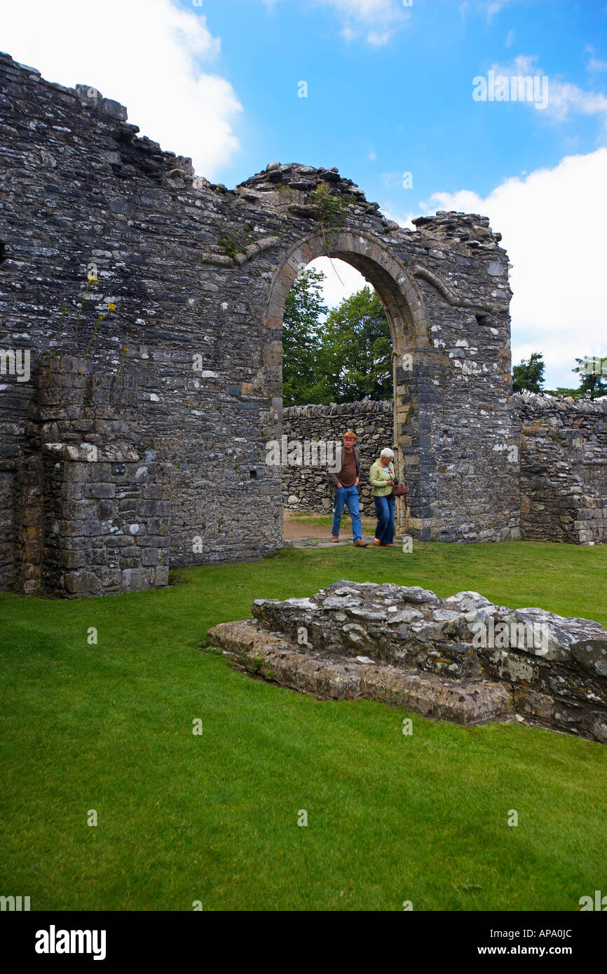 Strata Florida Abbey Pontrhydfendigaid Ceredigion West Wales, UK Stock ...