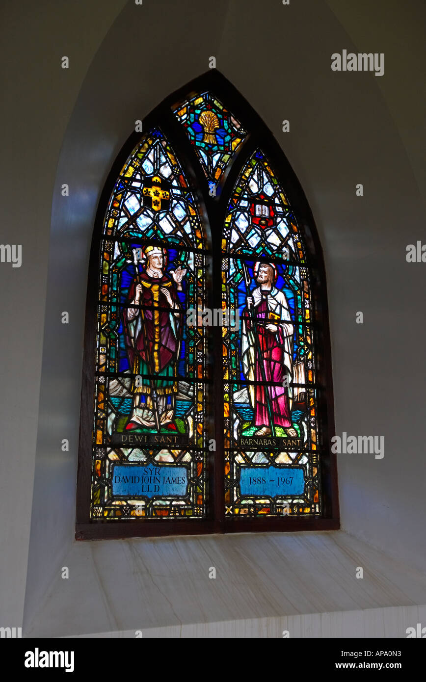 Stained Glass Window Interior Strata Florida Church Pontrhydfendigaid ...