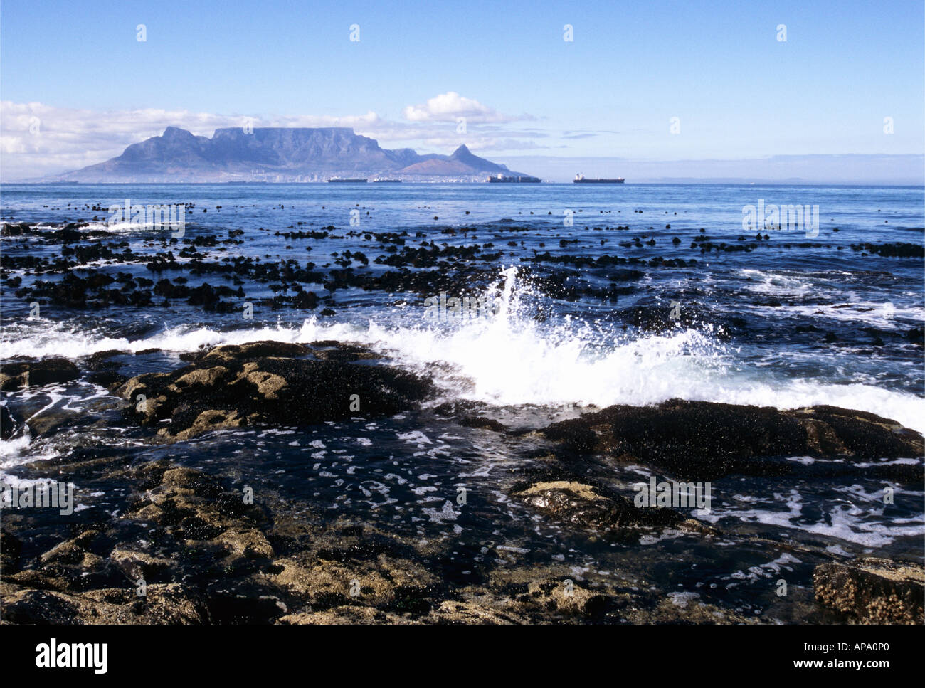 Cape Town, South Africa, landscape, city, view of beautiful Table ...