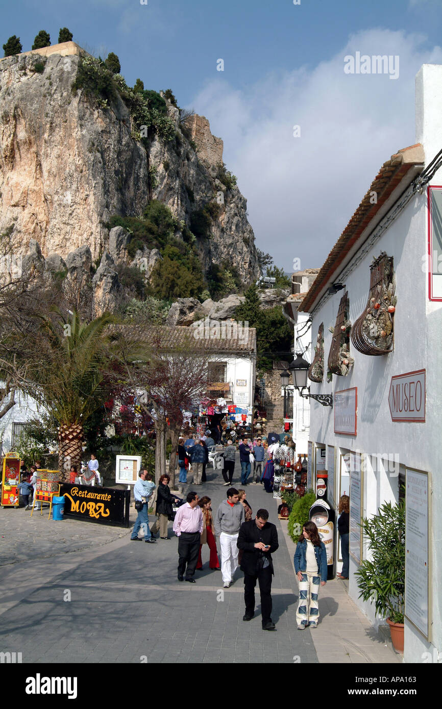Guadalest Mountain Top Village and Castle Alicante Province Costa ...