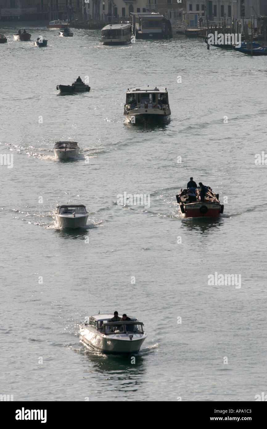 Water traffic in Venice Stock Photo - Alamy