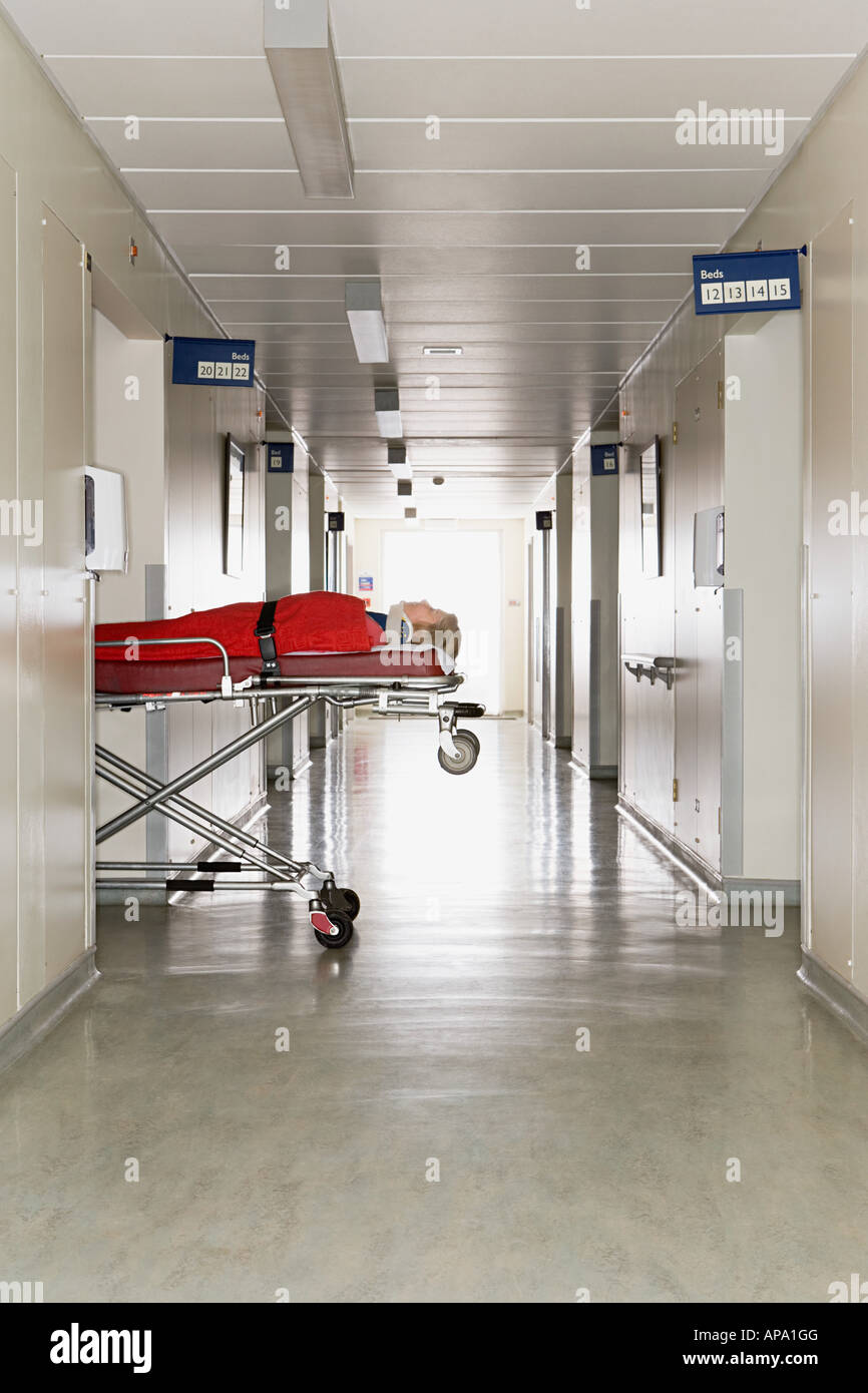 Hospital Corridor Patient Stock Photos & Hospital Corridor Patient ...