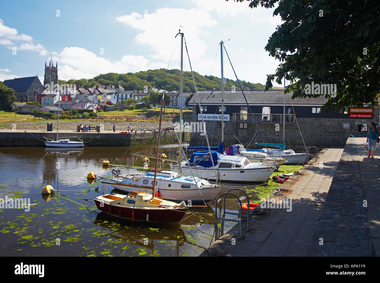 Aberaeron village hi-res stock photography and images - Alamy