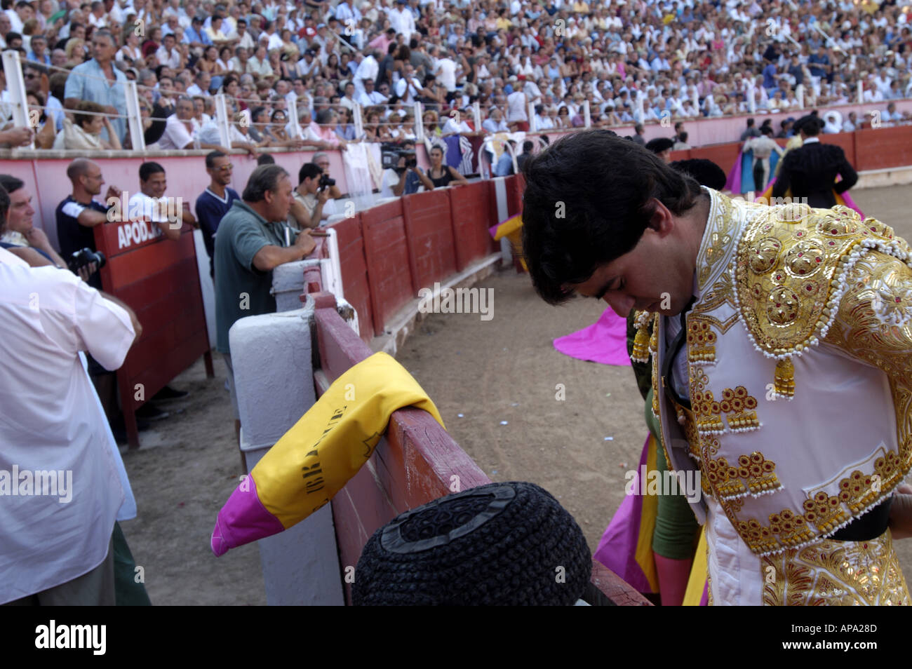 A portrait of a young Spanish bull fighter Stock Photo - Alamy
