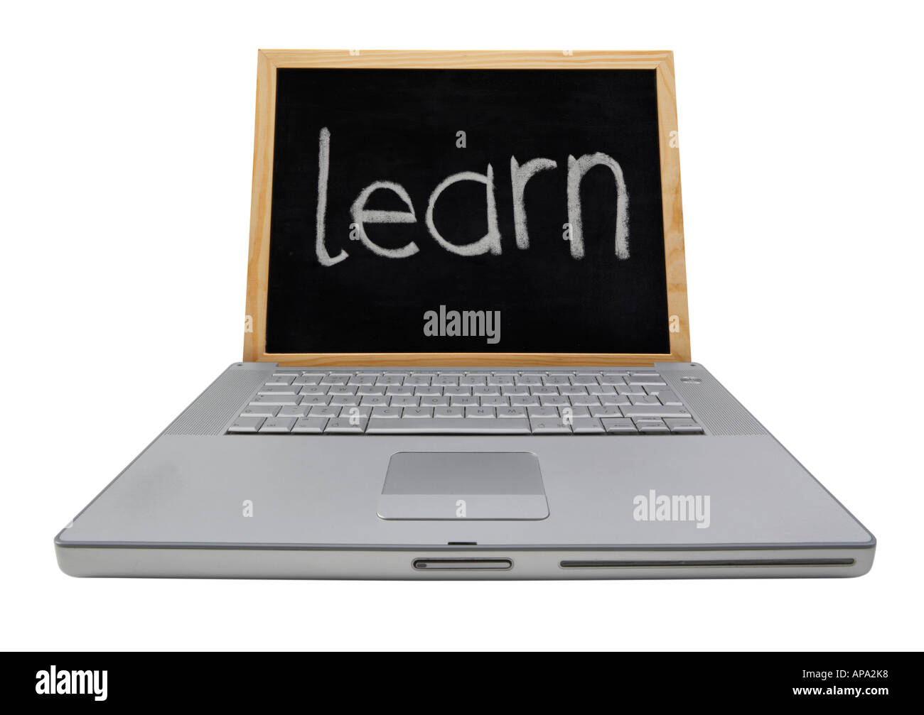LAPTOP NOTEBOOK PERSONAL COMPUTER WITH BLACKBOARD INSTEAD OF SCREEN ...