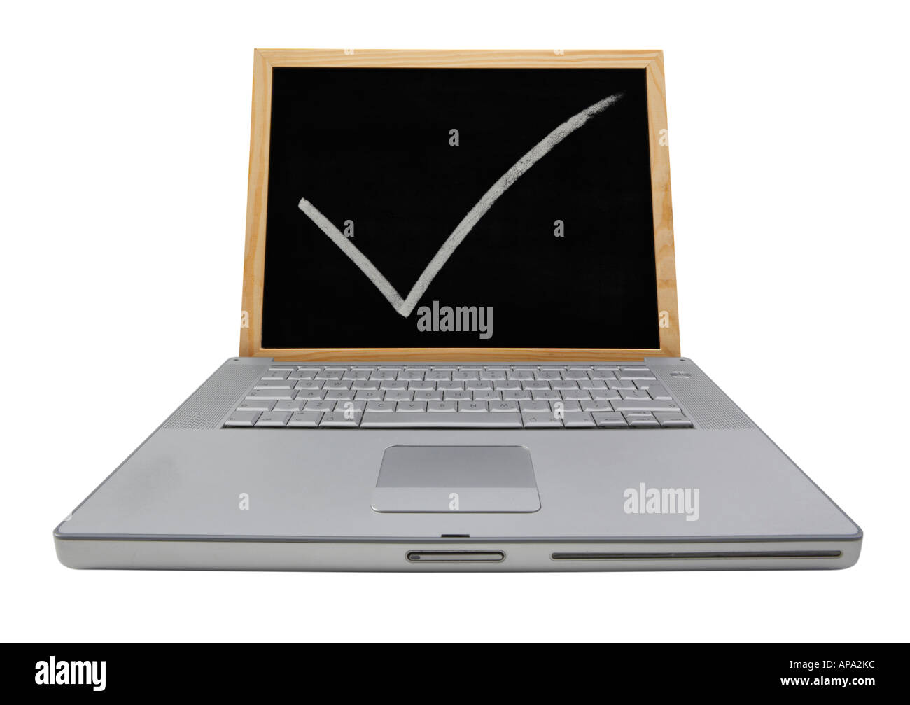 LAPTOP NOTEBOOK PERSONAL COMPUTER WITH BLACKBOARD INSTEAD OF SCREEN ...