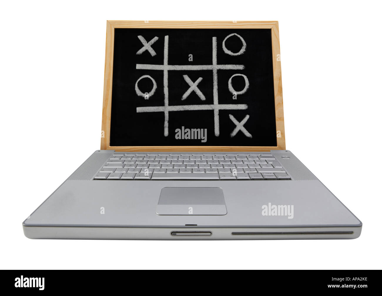 LAPTOP NOTEBOOK PERSONAL COMPUTER WITH BLACKBOARD INSTEAD OF SCREEN ...