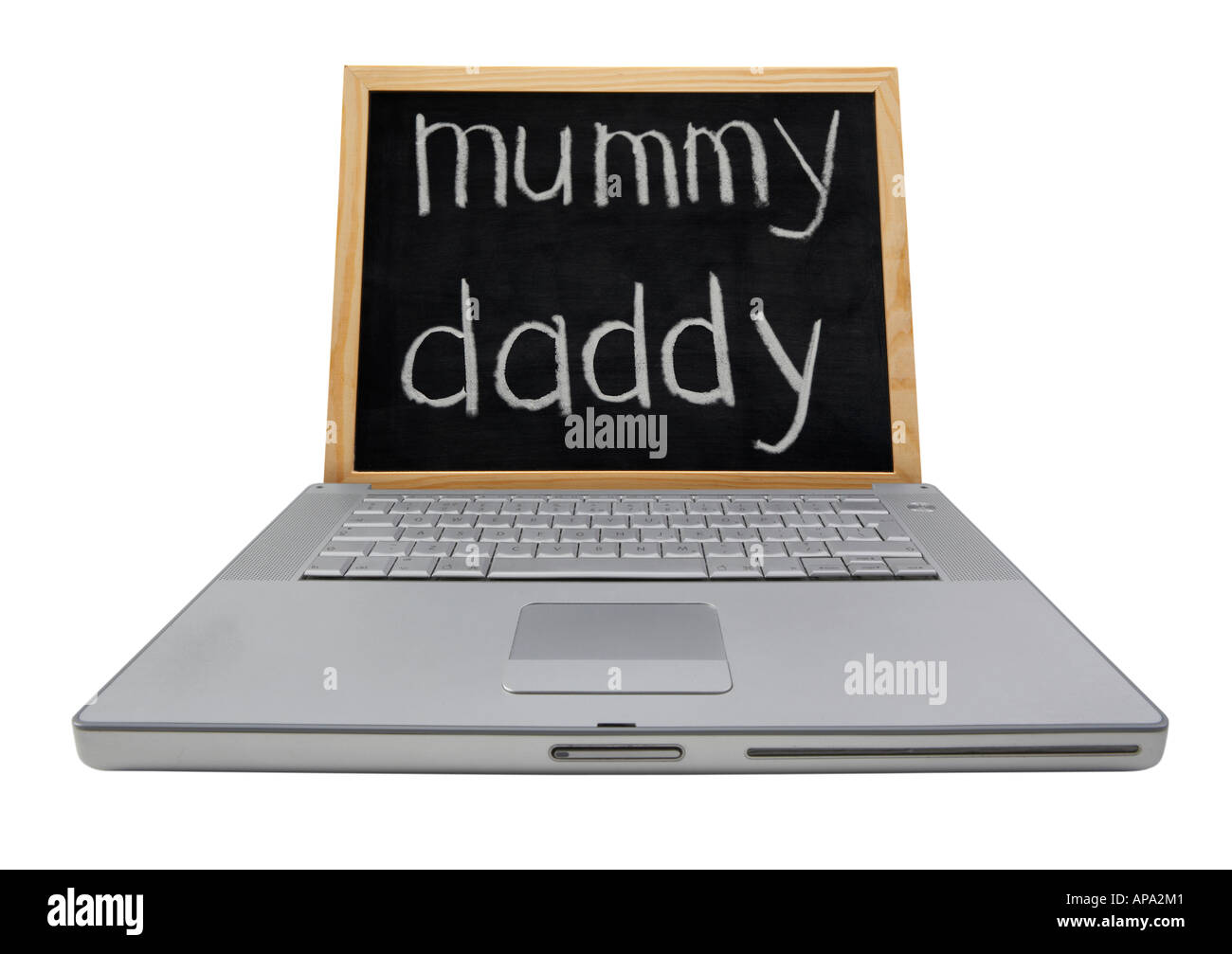 LAPTOP NOTEBOOK PERSONAL COMPUTER WITH BLACKBOARD INSTEAD OF SCREEN ...