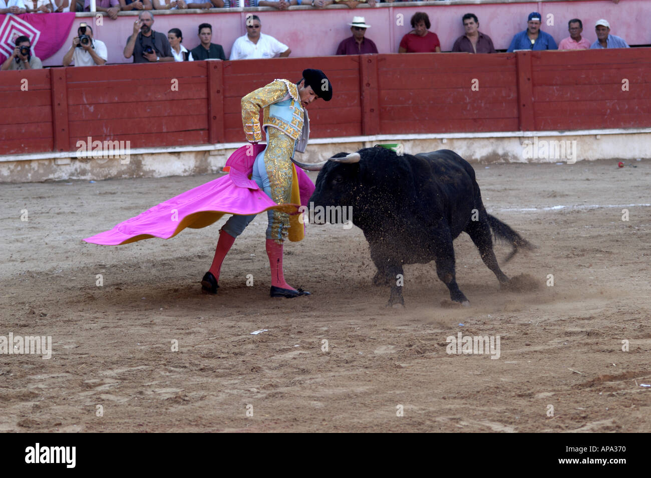 A Spanish bullfight in Mallorca, Spain Stock Photo - Alamy
