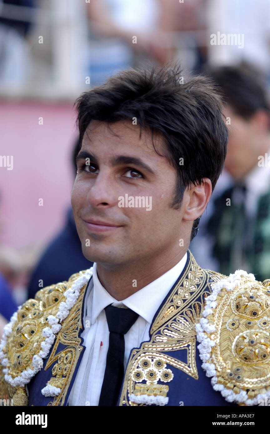 A portrait of a young Spanish bull fighter Stock Photo - Alamy