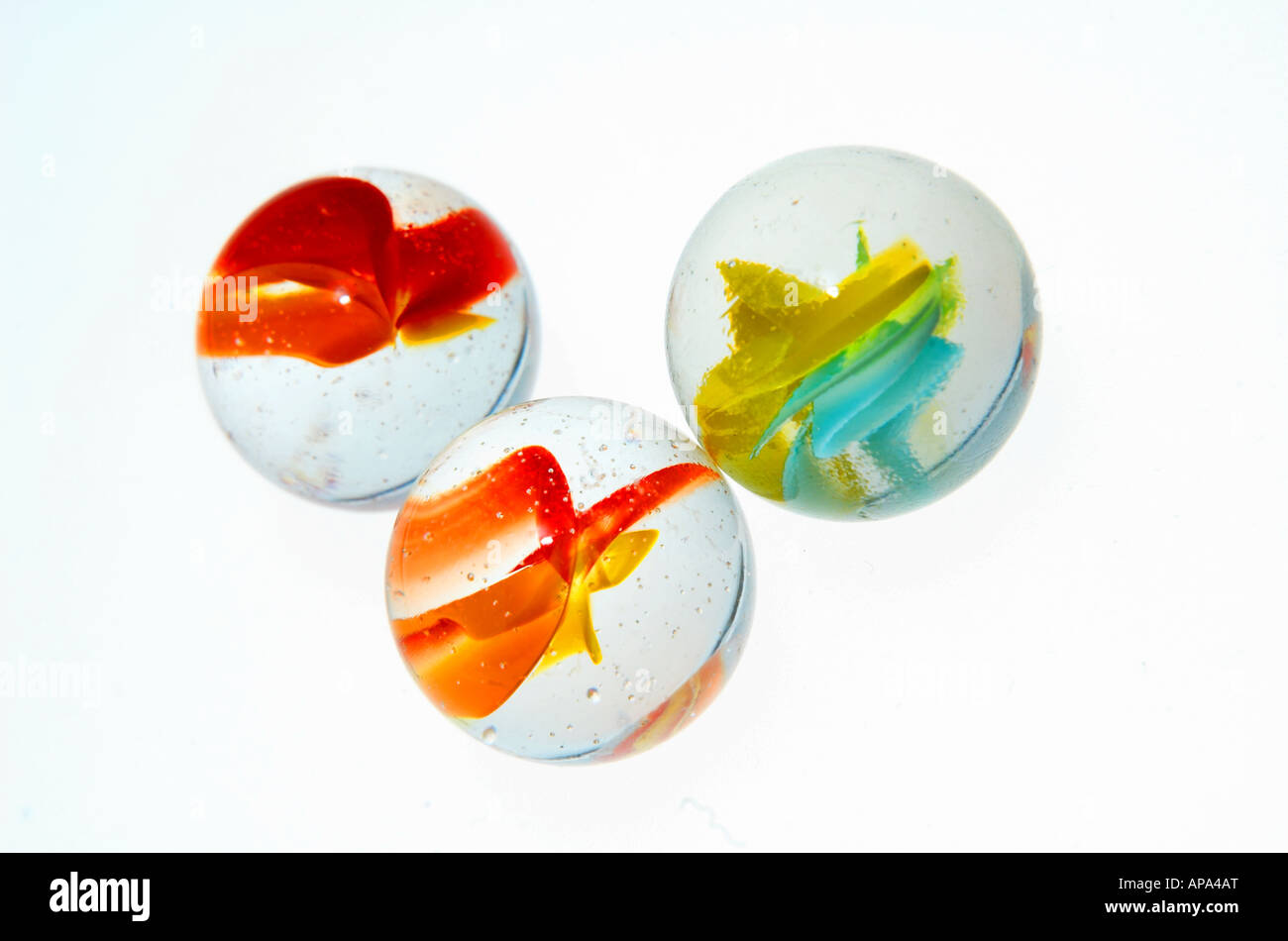 group of colourful marbles Stock Photo - Alamy