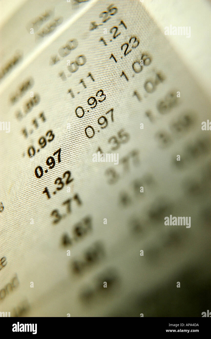 Numerical figures hi-res stock photography and images - Alamy