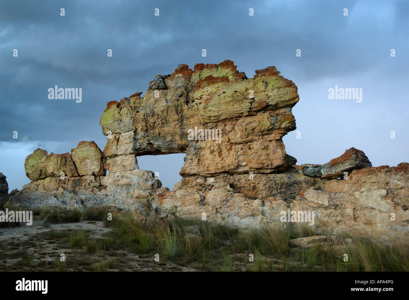 the window, Scenery, Isalo National Park Madagascar Stock Photo - Alamy