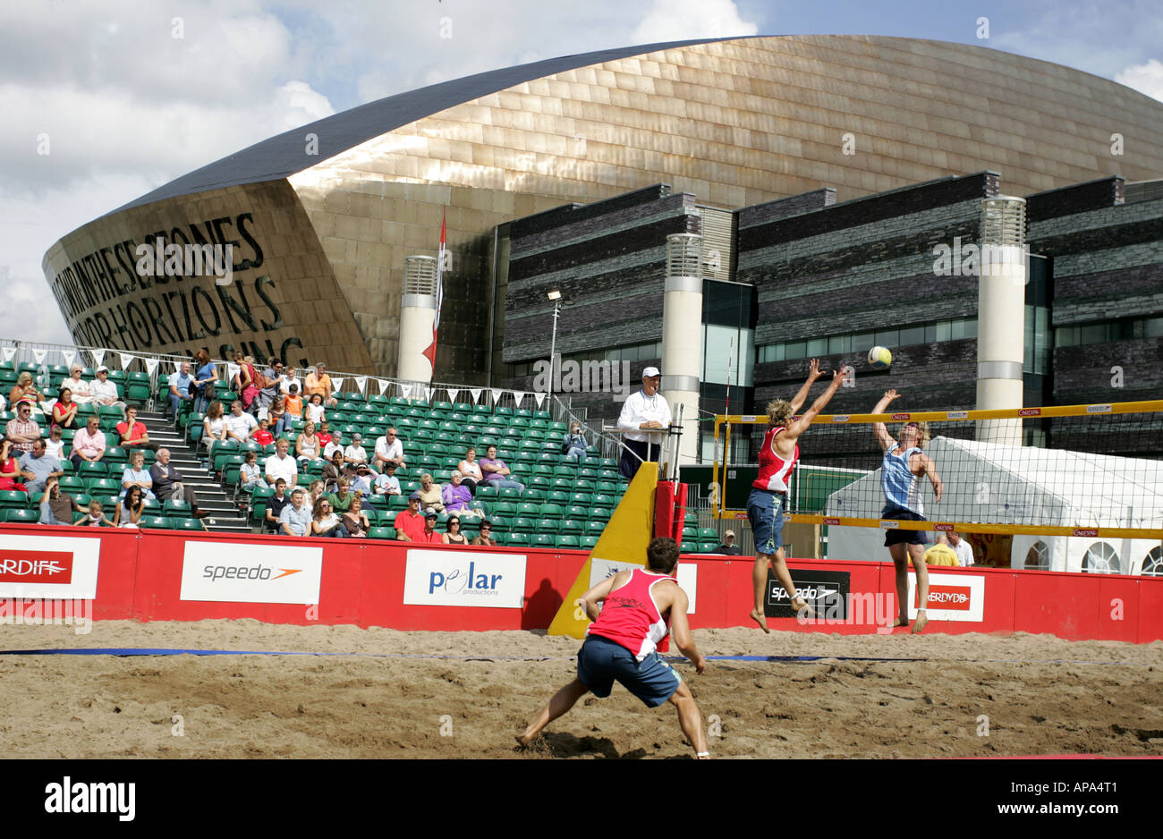 Speedo Urban Beach Tour Beach Volleyball Oval Basin Cardiff Bay South ...