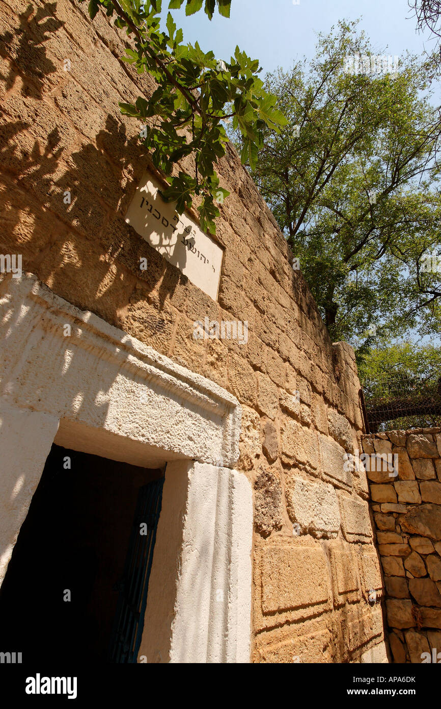 Israel the Lower Galilee Tomb of Rabbi Yehoshua in Sachnin Stock Photo ...