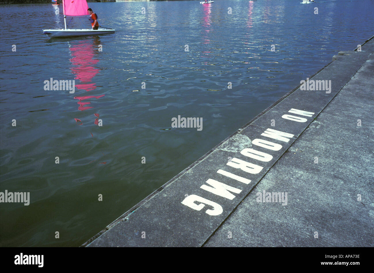 Sailing dingy mooring hi-res stock photography and images - Alamy