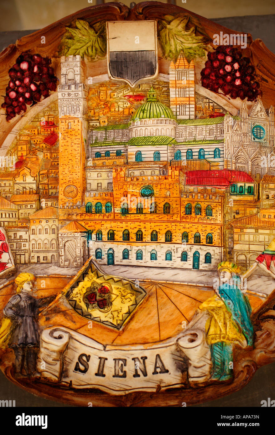 Tuscany italy ceramic painted pottery hi-res stock photography and ...