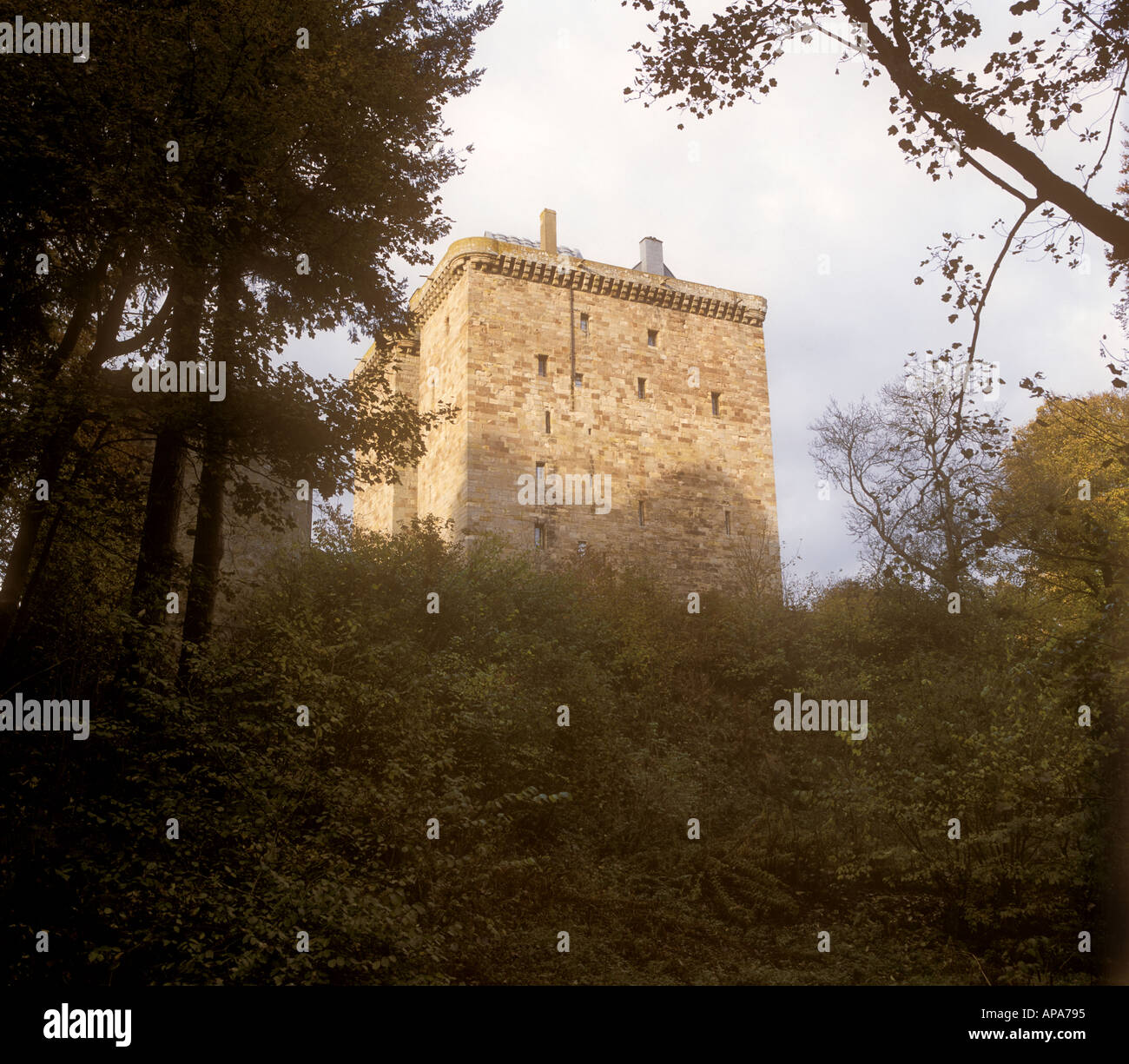 Borthwick Castle Midlothian Scotland Stock Photo - Alamy