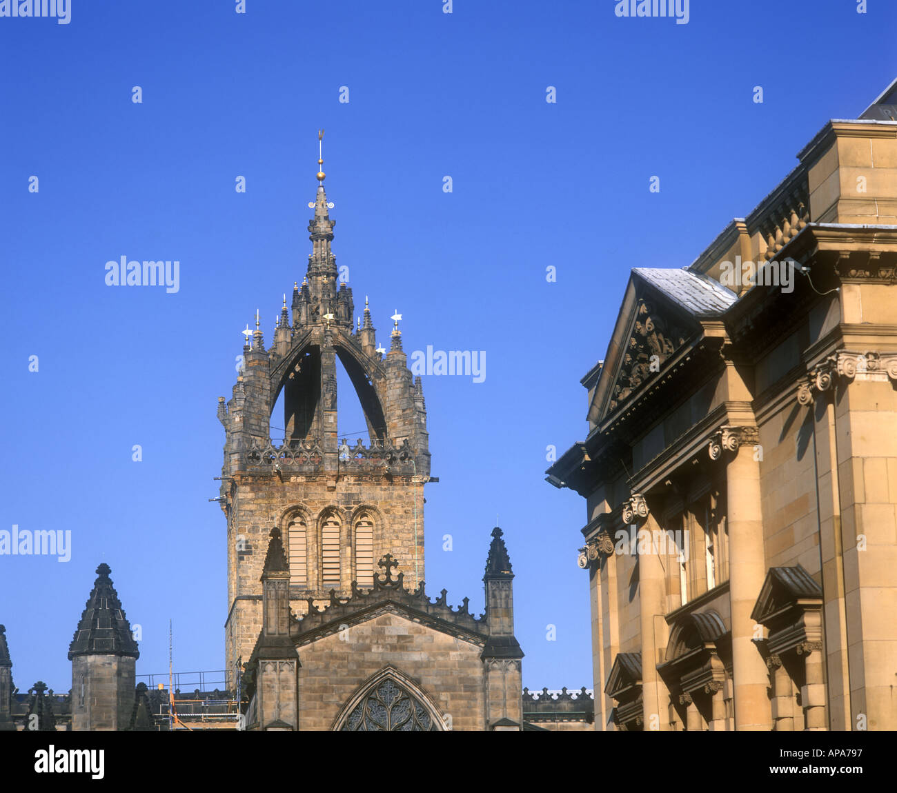St Giles Cathedral The Royal Mile Edinburgh Scotland Stock Photo - Alamy