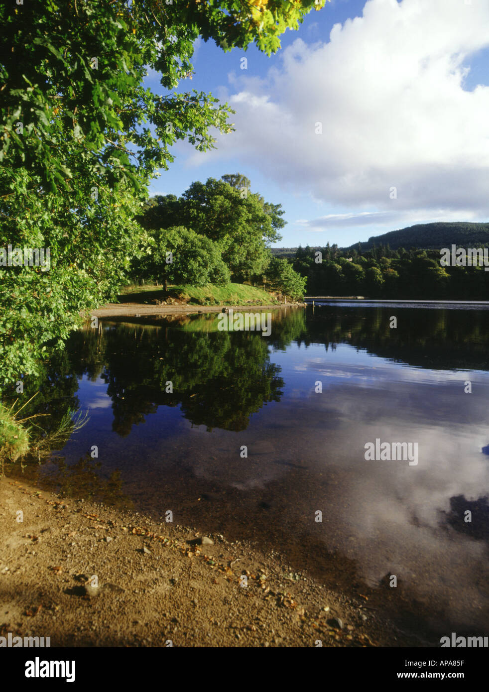 dh Loch Faskally PITLOCHRY PERTHSHIRE Reservoir Tummel Valley Hydro ...